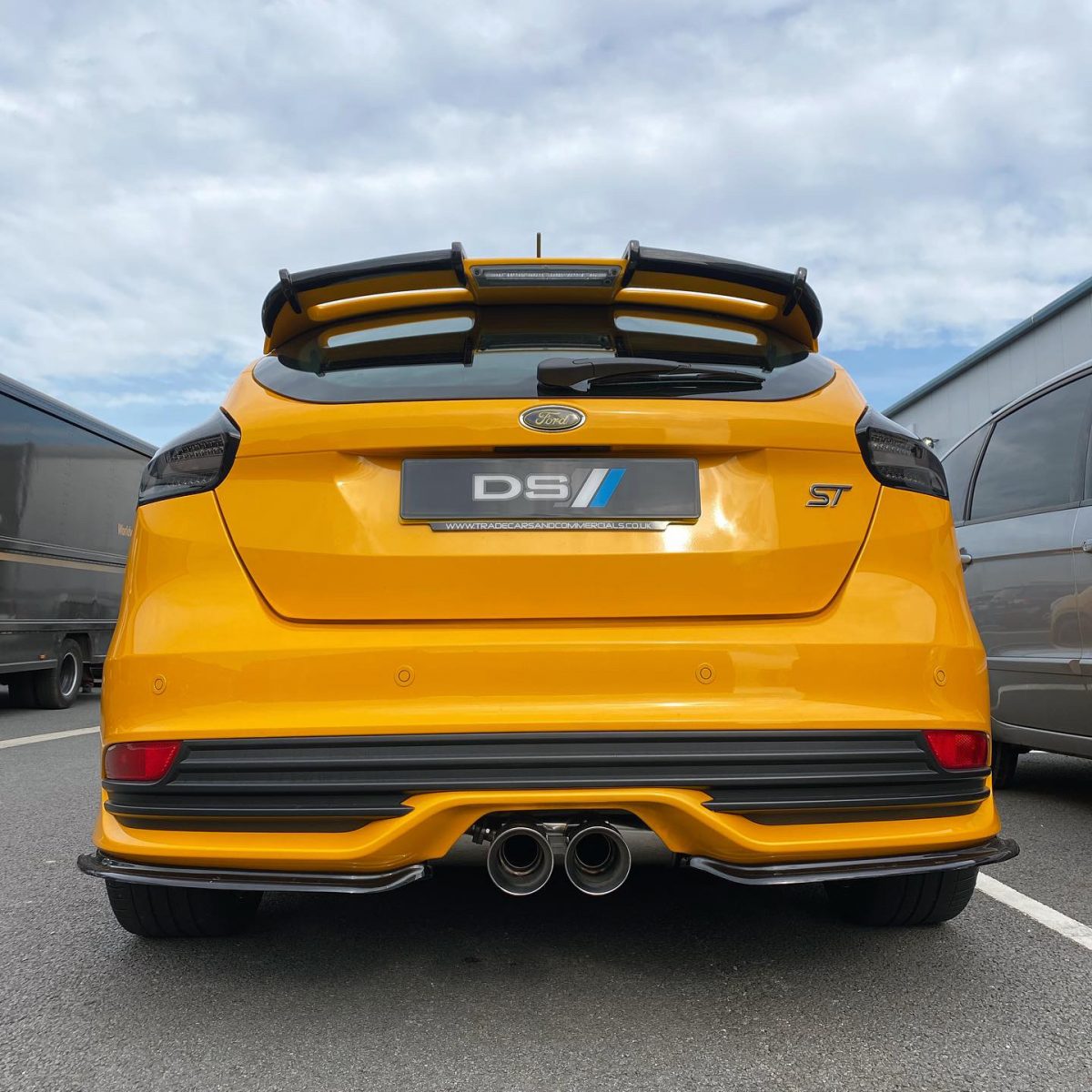 Focus ST250 Cat Back Exhaust | Dreamscience | 4" Slash Cut Tips