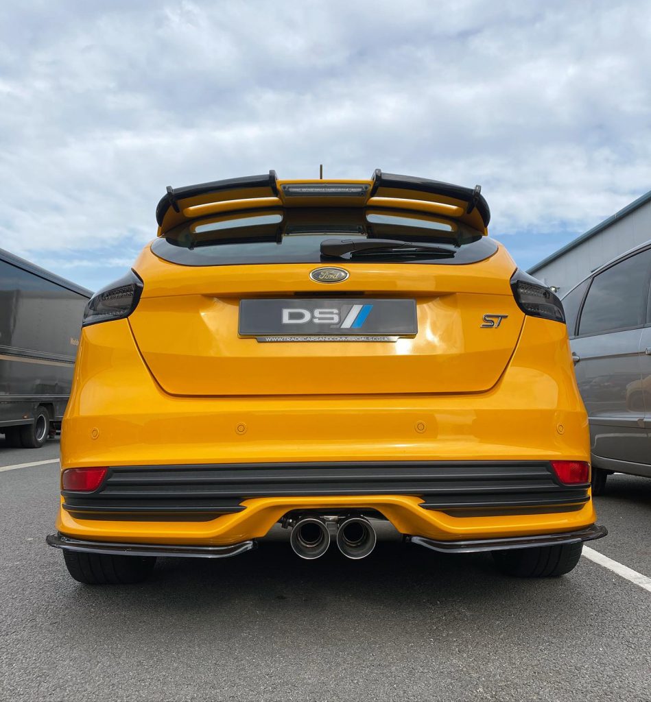 Focus ST250 Cat Back Exhaust | Dreamscience | 4" Slash Cut Tips
