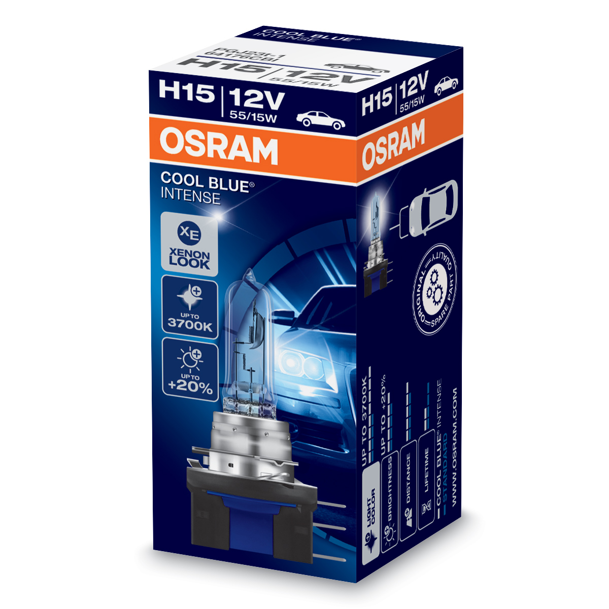 OSRAM Cool Blue Intense H15 (Single) Dreamscience