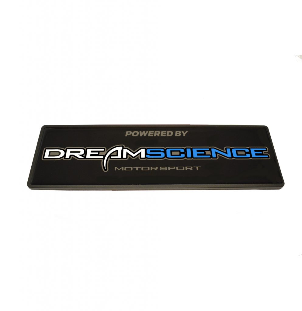 Powered by Dreamscience Motorsport - Gel Plaque | Dreamscience Motorsport