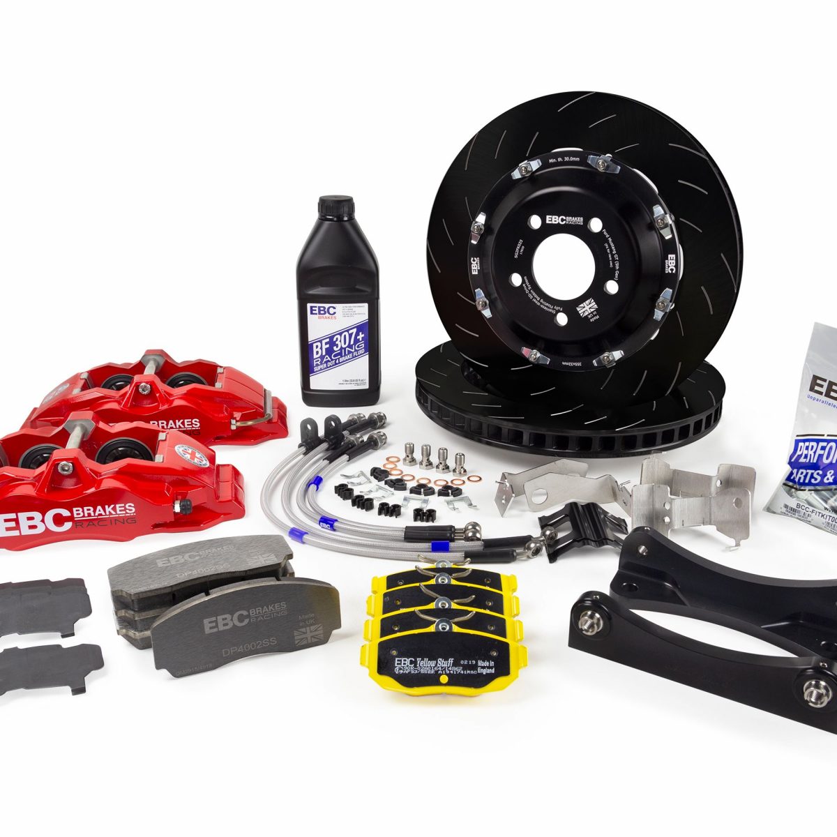EBC BBK BALANCED BRAKE KIT – 330MM 4 POT – FORD FIESTA ST 150 2004 ...